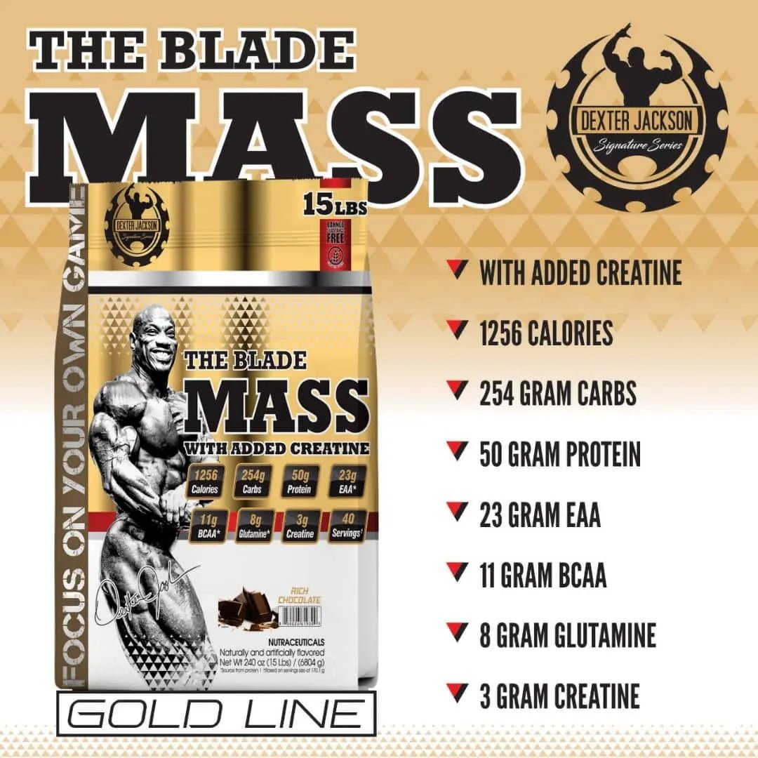 Dexter Jackson The Blade Mass Gainer 15lbs - Fa Supplements