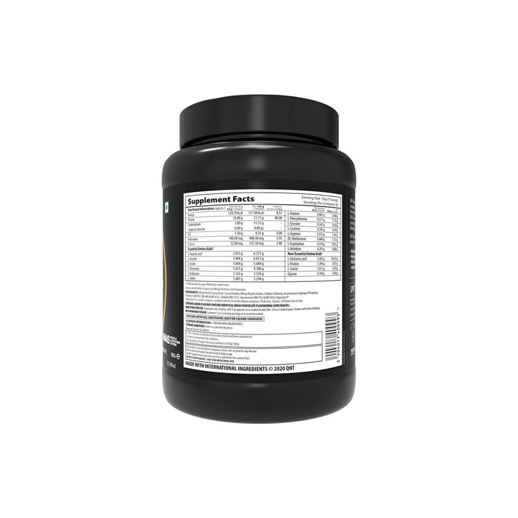 QNT Prime Whey Protein 1 kg - Fa Supplements