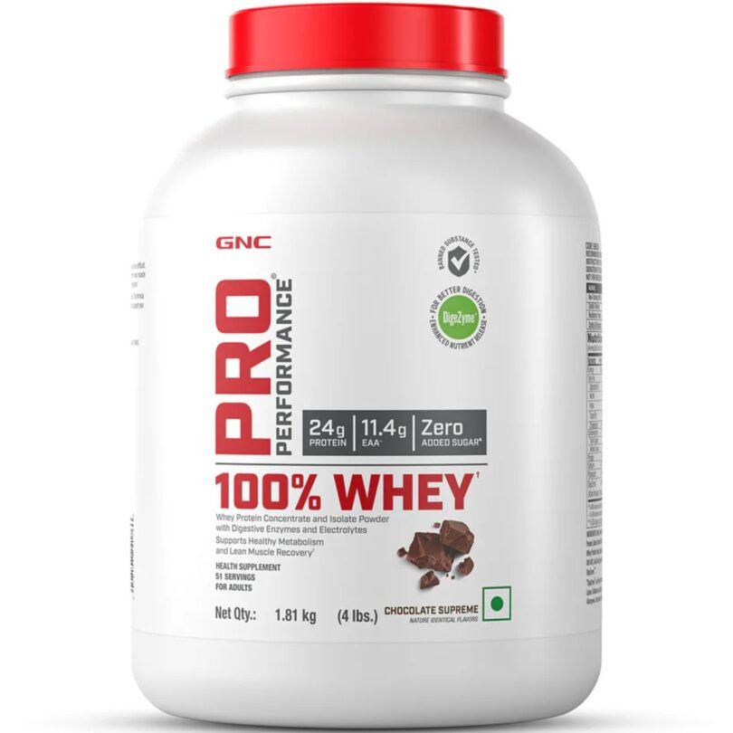 GNC Pro Performance 100% Whey Protein Powder